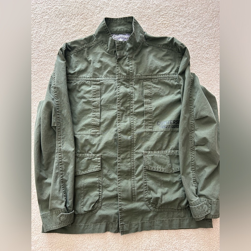 Women’s Army Green Military Style Combat Converse Jac… - Gem